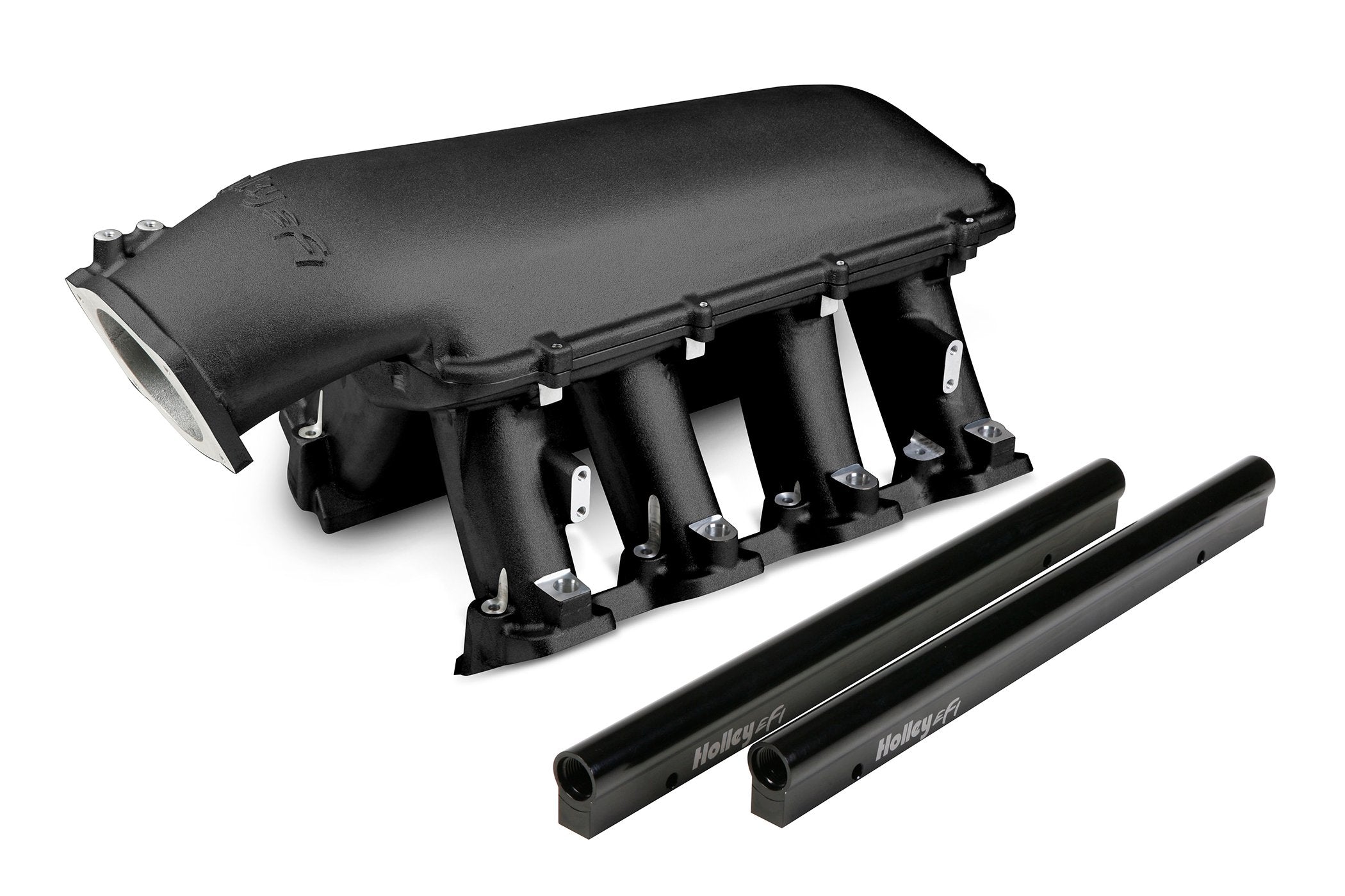 LS Hi-Ram EFI Manifold - Black GM LS1/LS2/LS6 - 105MM Throttle Body ...