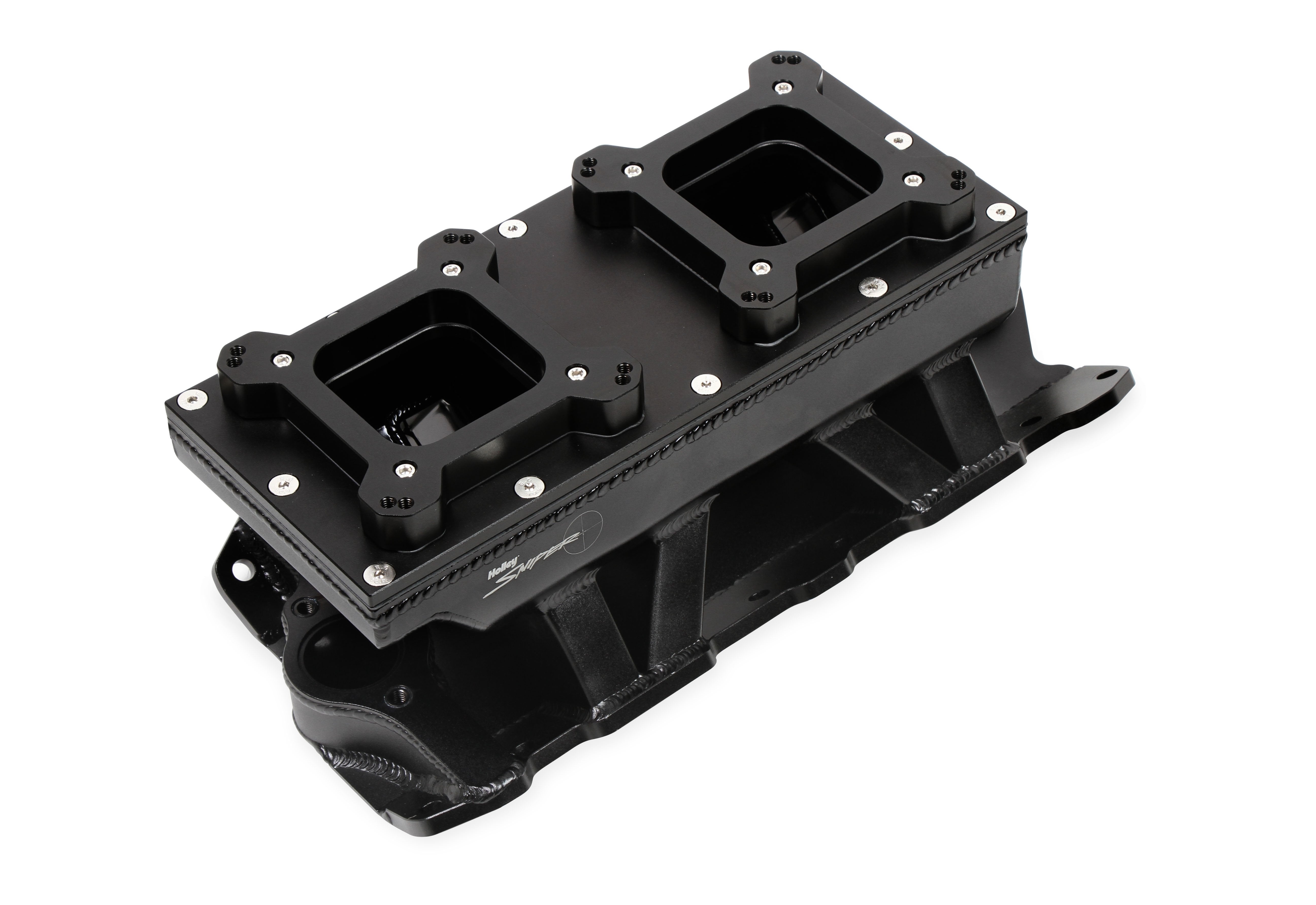 Fabricated Intake Manifold SBC Single Plane Carbureted (2 x 4150 style ...